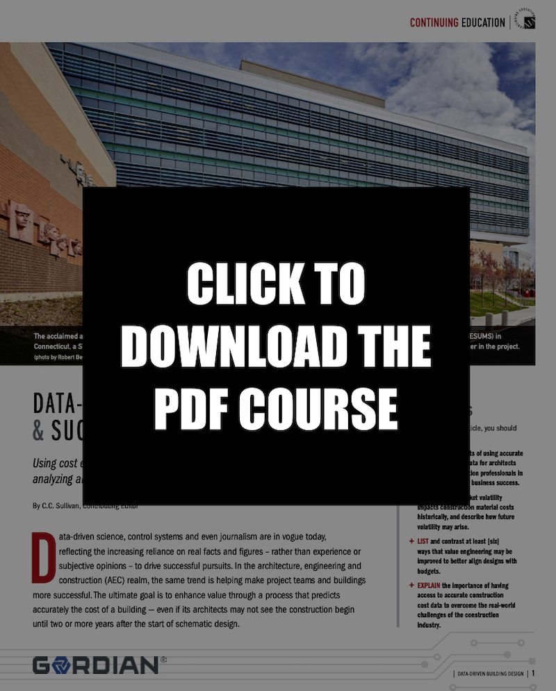 Data-driven building design and successful project outcomes - Architecture & Design Master ...